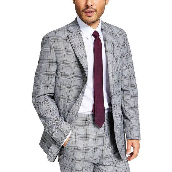 Alfani | Suits & Blazers | Alfani Mens Slimfit Plaid Suit Jacket 44 ...